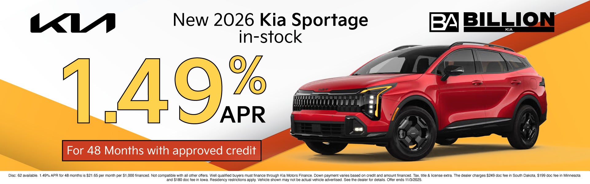 Billion Kia Sioux City